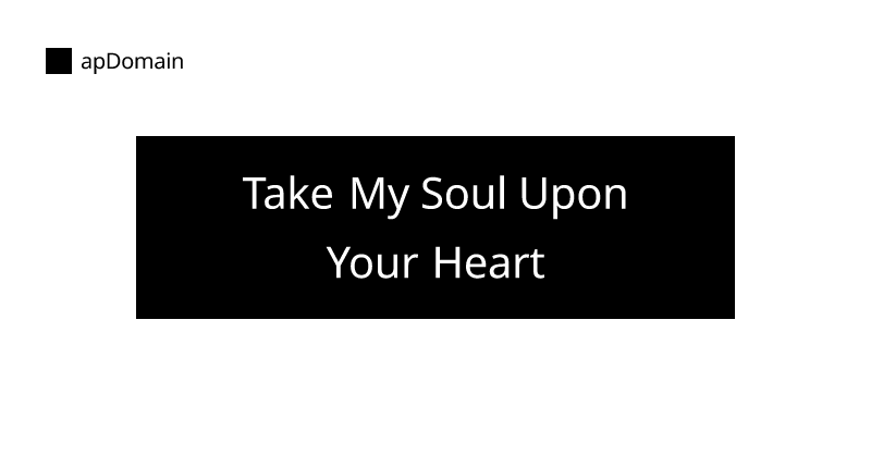 Jeffrey Phillips Freeman: Take My Soul Upon Your Heart